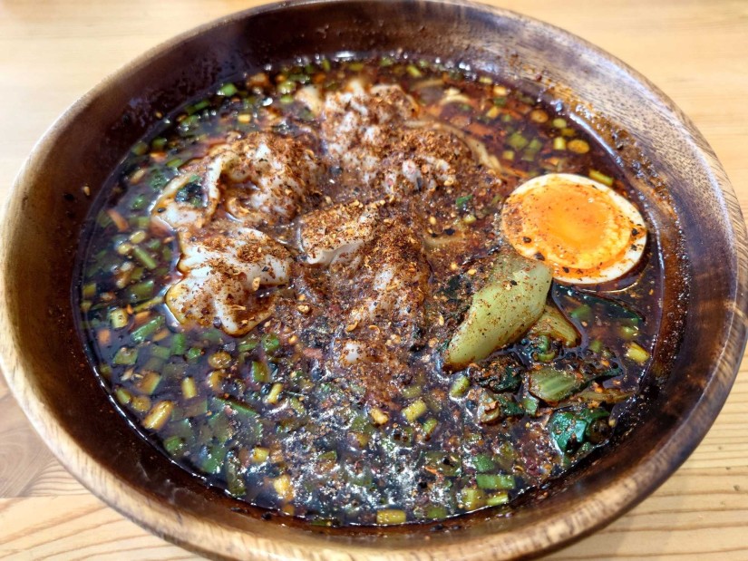 ワンタン麻辣麺 多辛 2.78KM - 拉麺 暖気家(のんきや):鹿児島県 | 辛メーター